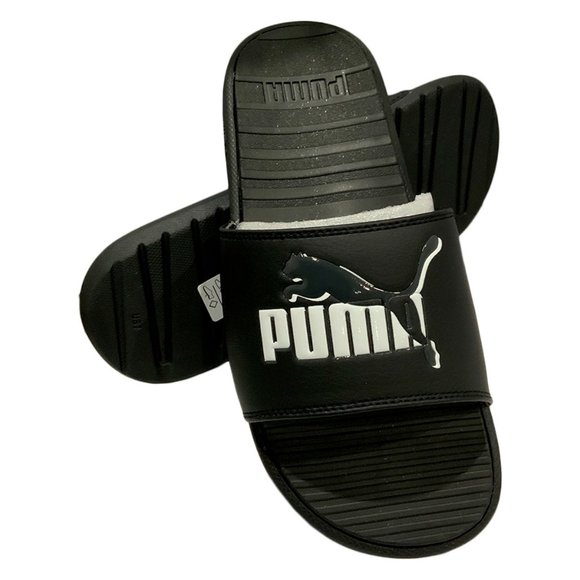 Puma | Shoes | Nwt Puma Authentic Cool Cat Leap Mens Black Slip On Slides Sandals Size 7 9 ...